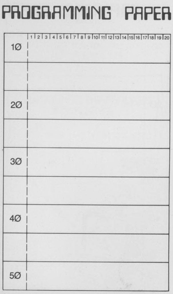 Coding Sheets - Mark writes