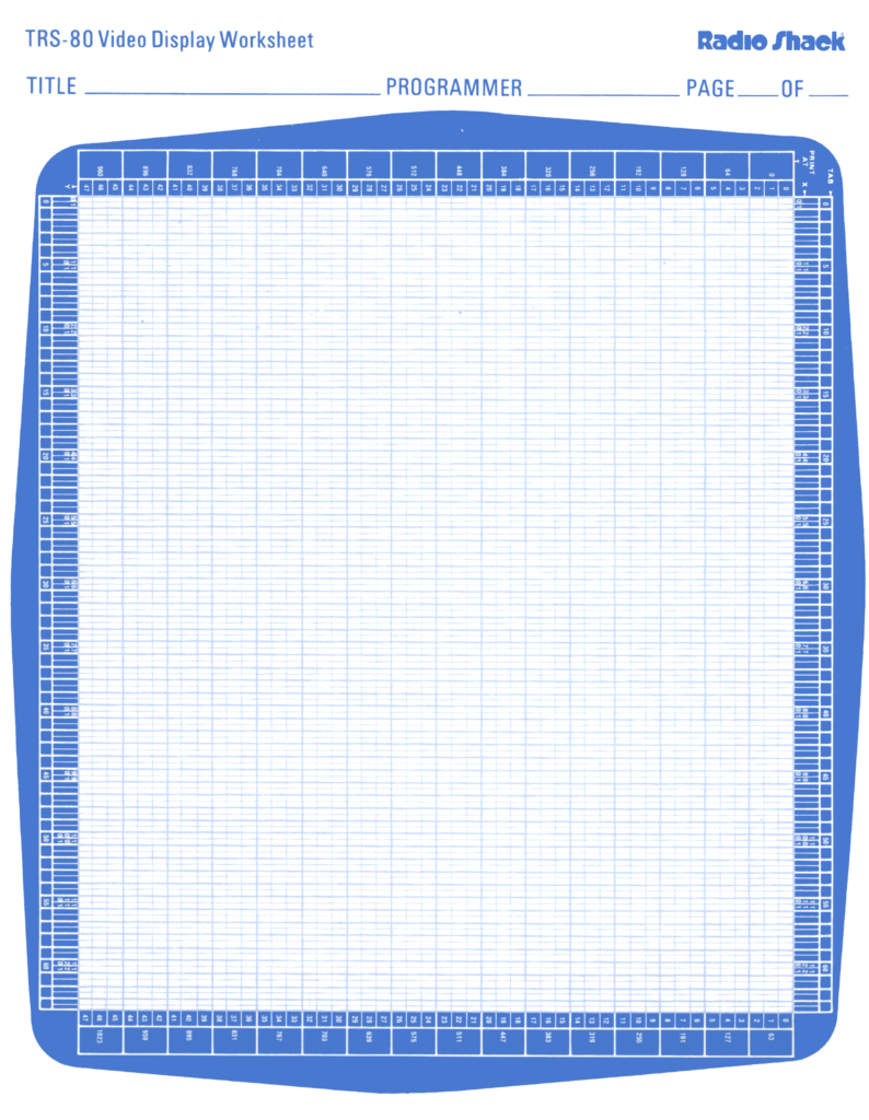 Coding Sheets - Mark writes