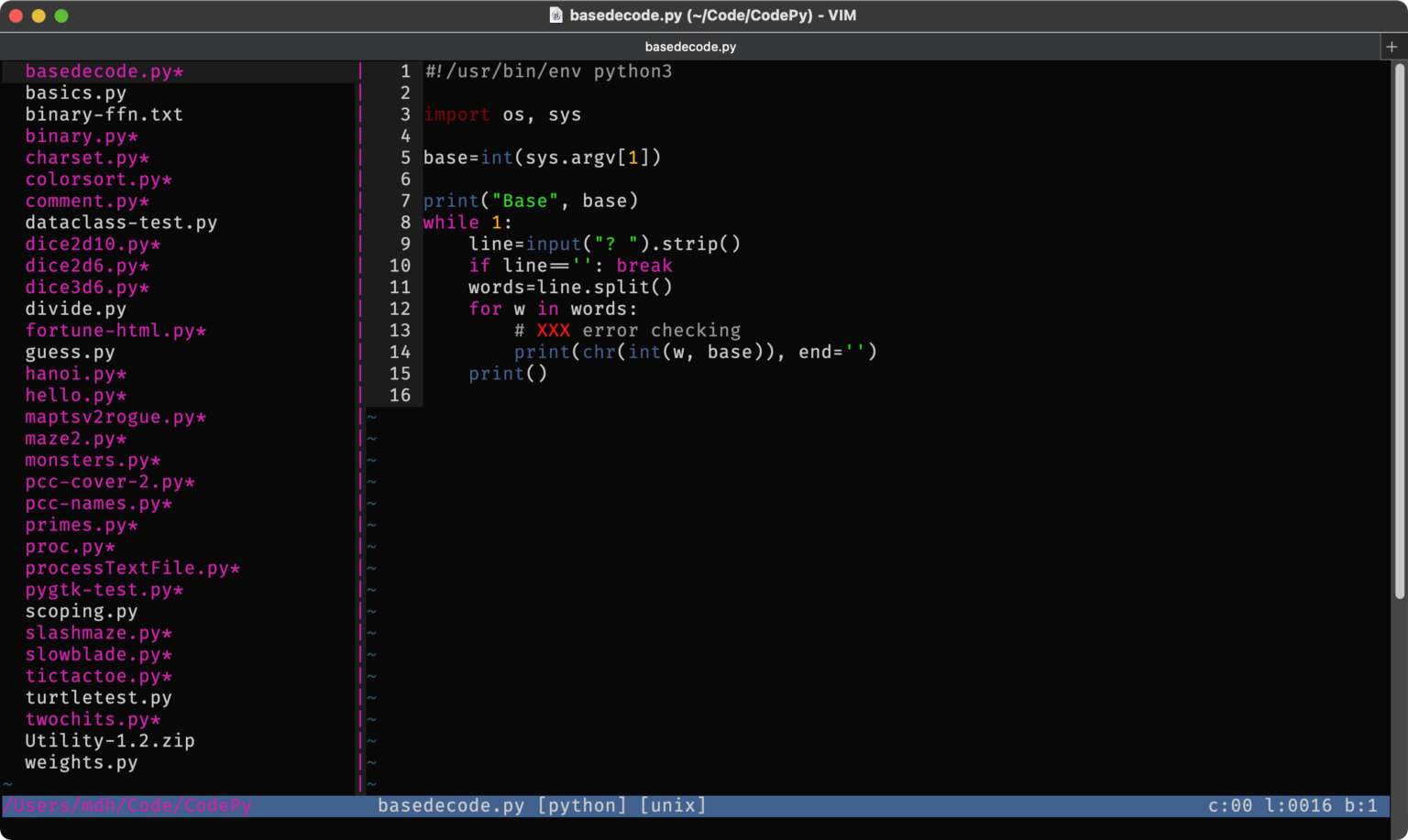 Vim the Next Generation - Mark writes